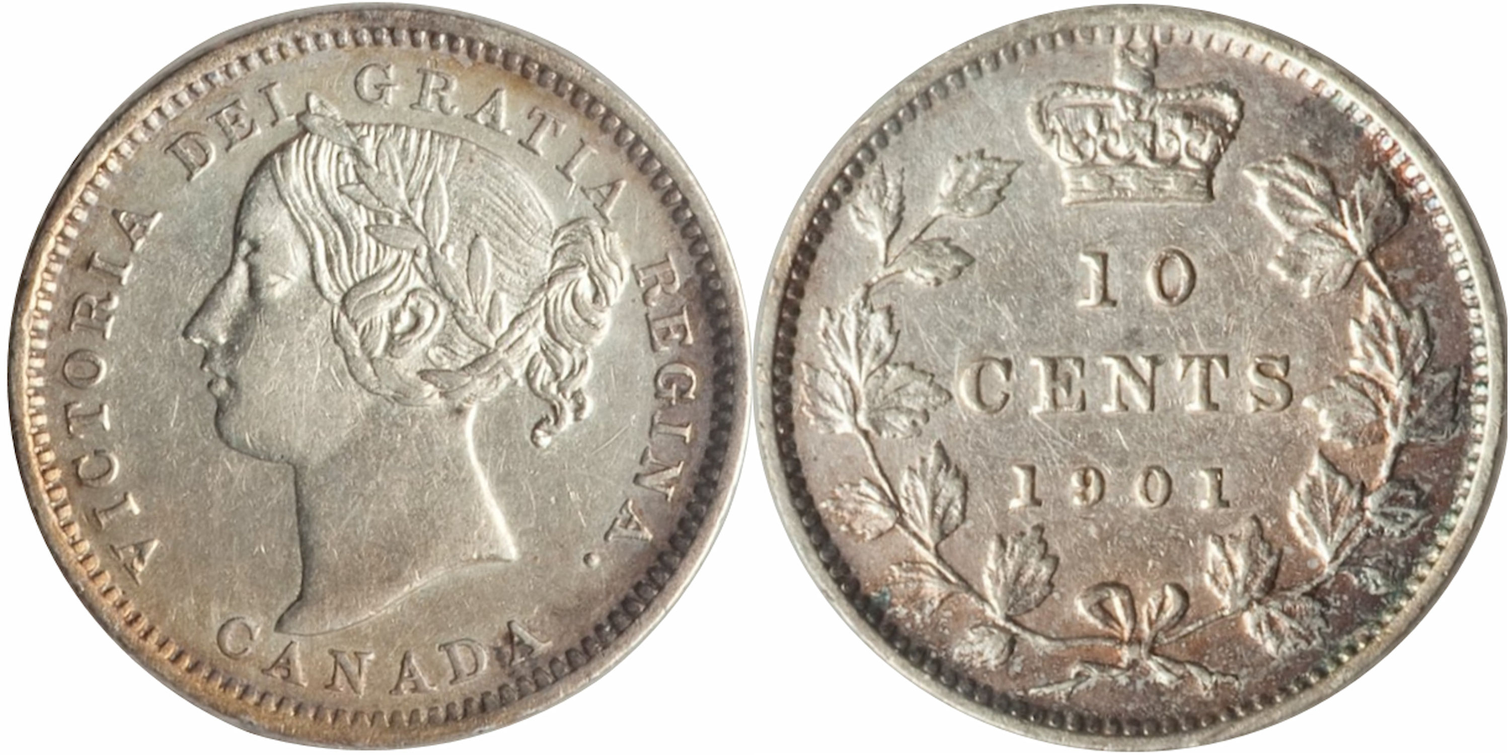 Canadian Coin Photo Grading Guide - Victoria (Laureate)